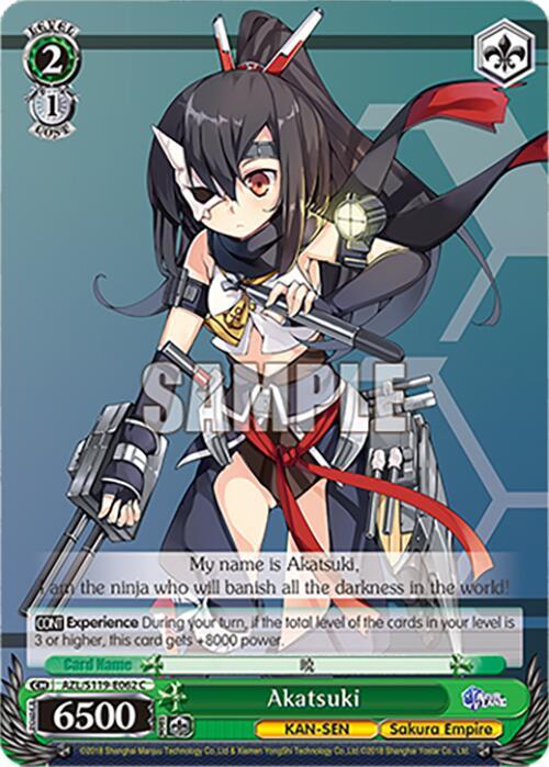 Akatsuki - Azur Lane Vol. 2 - Weiss Schwarz - TCGplayer.com