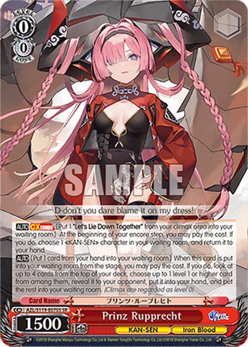 Prinz Rupprecht (SR) - Azur Lane Vol. 2 - Weiss Schwarz - TCGplayer.com