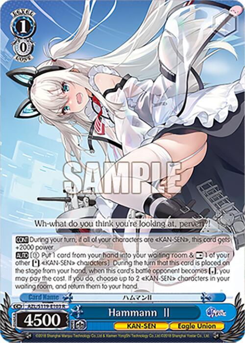 Hammann II - Azur Lane Vol. 2 - Weiss Schwarz - TCGplayer.com