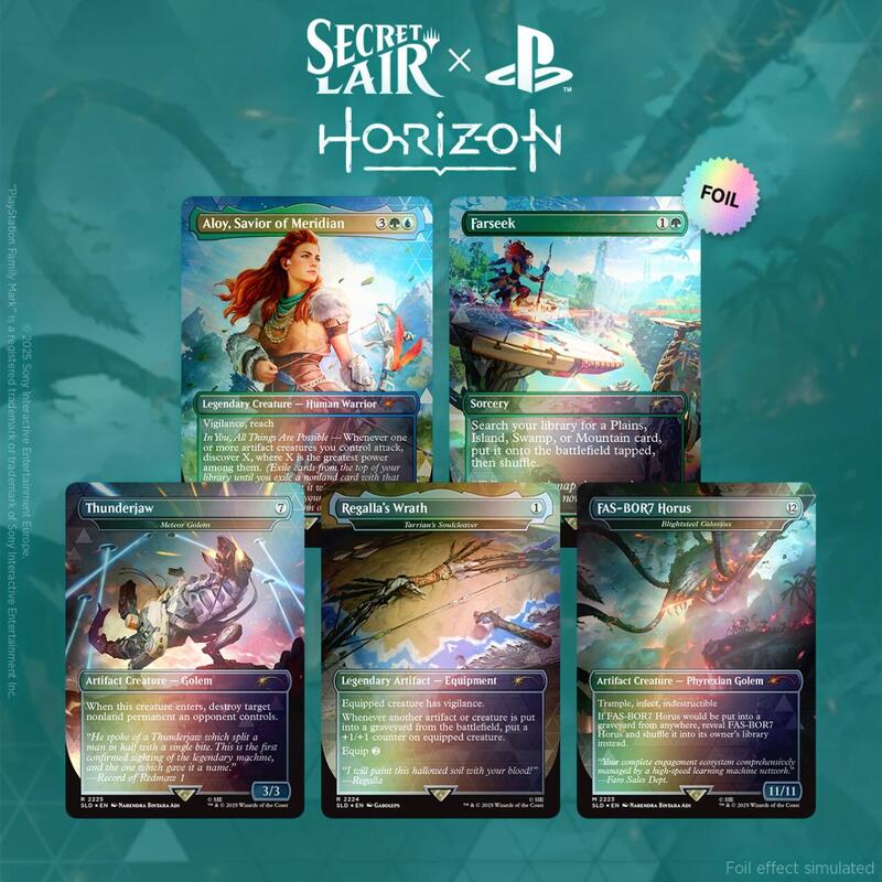 Secret Lair x Horizon: Into the Forbidden West - Rainbow Foil Edition ...