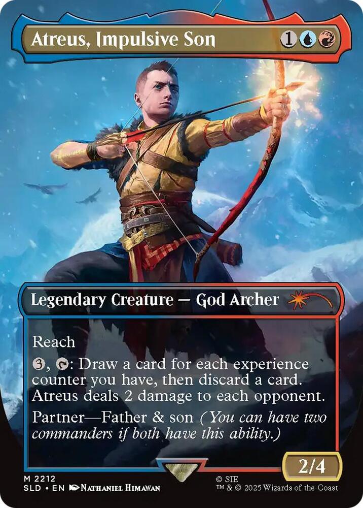 Kratos, Stoic Father - Secret Lair Drop Series - Magic: The Gathering ...