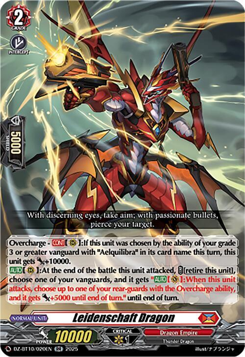 Leidenschaft Dragon - DZ-BT10: Dragonsoul Resonance - Cardfight Vanguard - TCGplayer.com