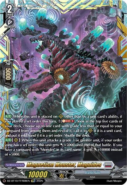 Magnetism Monster, Magnides (FFR) - DZ-BT10: Dragonsoul Resonance - Cardfight Vanguard ...