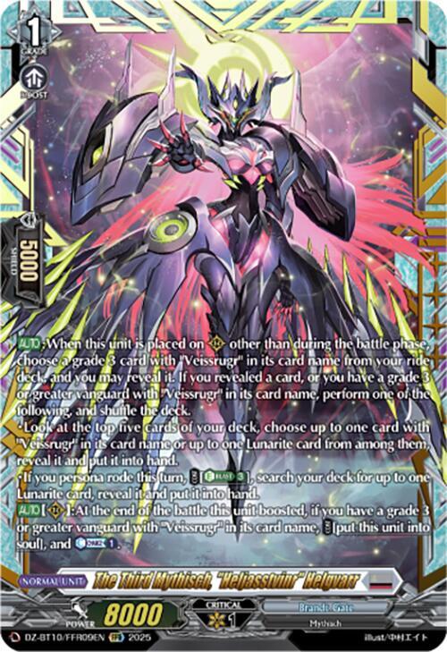 The Third Mythisch, "Heljasstvinr" Helgvarr (FFR) - DZ-BT10: Dragonsoul Resonance - Cardfight ...