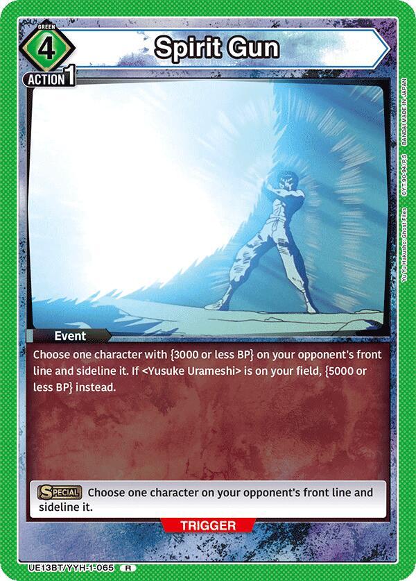 Spirit Gun - UE13BT: Yu Yu Hakusho: Ghost Files - Union Arena ...