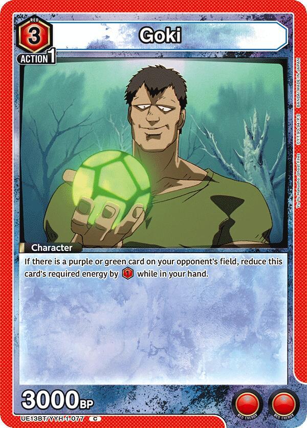Goki (077) - UE13BT: Yu Yu Hakusho: Ghost Files - Union Arena ...