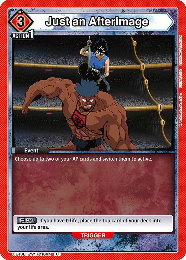 Just an Afterimage - UE13BT: Yu Yu Hakusho: Ghost Files - Union Arena ...