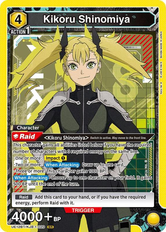 Kikoru Shinomiya (020) - UE12BT: Kaiju No. 8 - Union Arena - TCGplayer.com