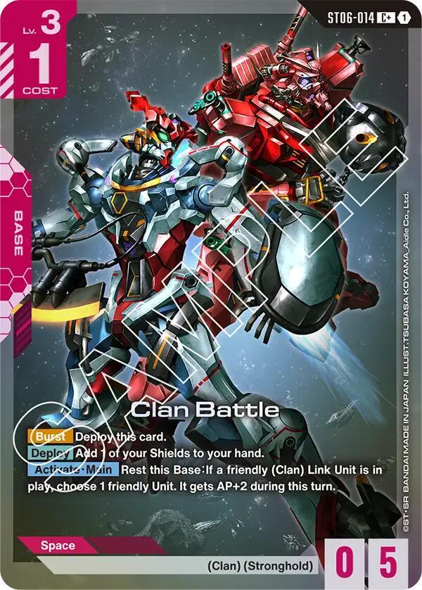 Clan Battle (C+) - Starter Deck 06: Clan Unity - Gundam Card Game ...