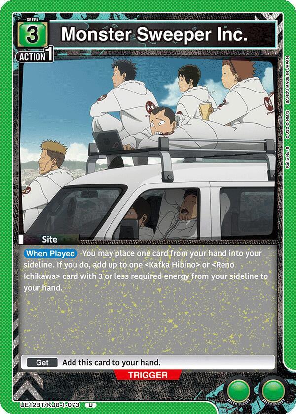 Monster Sweeper Inc. - UE12BT: Kaiju No. 8 - Union Arena - TCGplayer.com