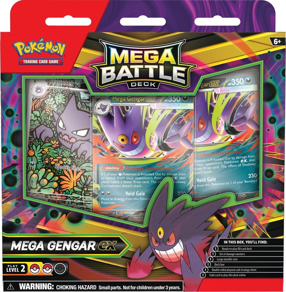 Mega Battle Deck (Mega Gengar ex) - Miscellaneous Cards & Products ...