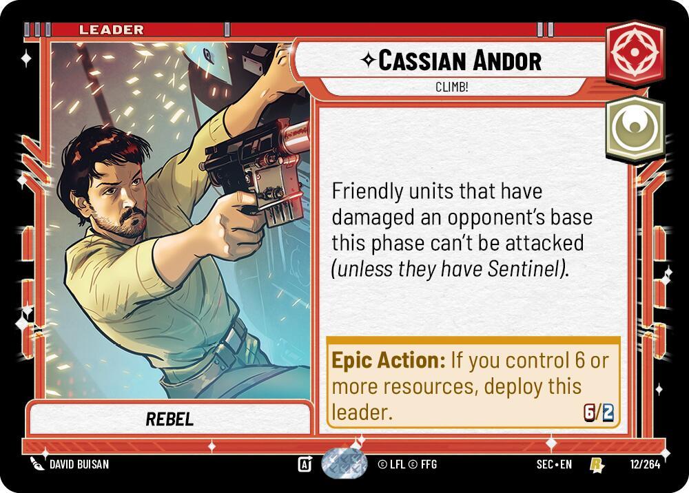 Cassian Andor - Climb! - Secrets of Power - Star Wars: Unlimited ...