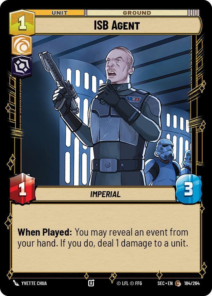 ISB Agent - Secrets of Power - Star Wars: Unlimited - TCGplayer.com