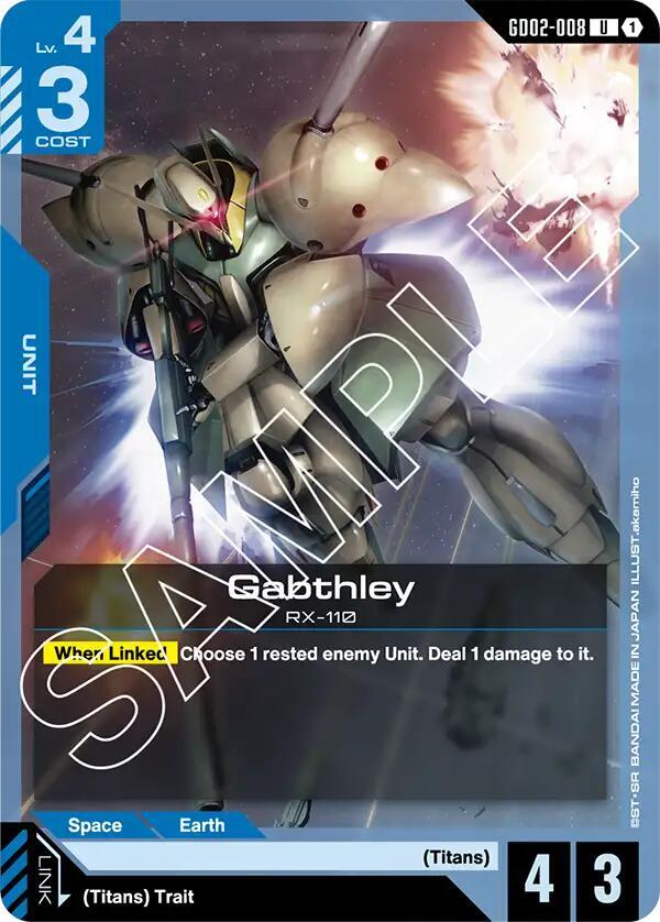 Gabthley - Dual Impact - Gundam Card Game - TCGplayer.com