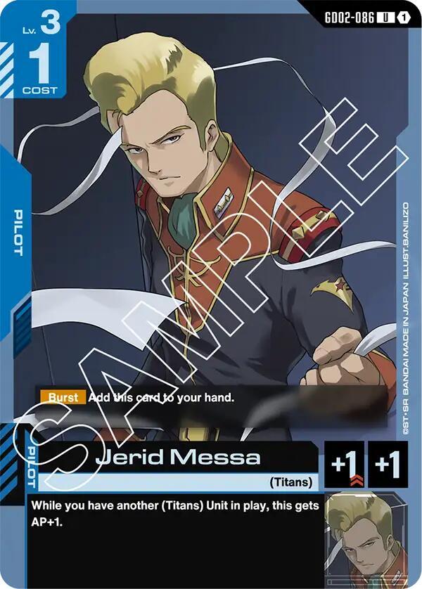 Jerid Messa - Dual Impact - Gundam Card Game - TCGplayer.com