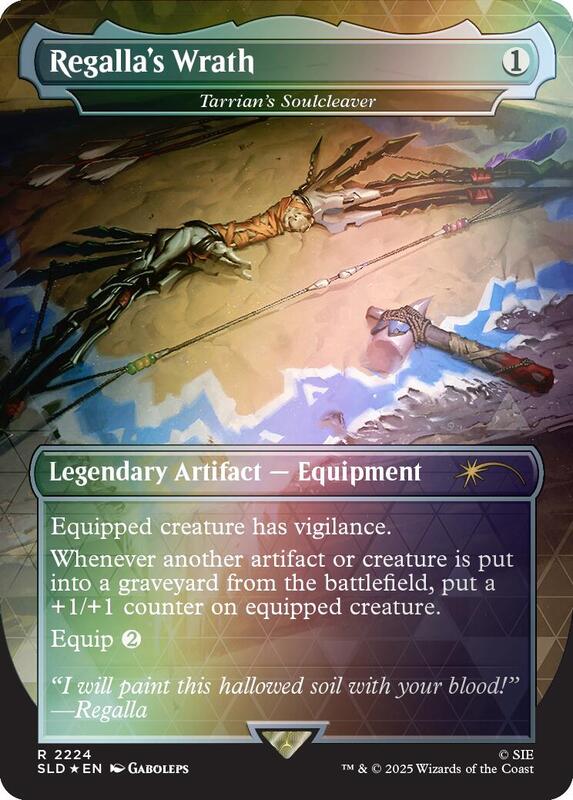 Regalla's Wrath - Tarrian's Soulcleaver (Rainbow Foil) - Secret Lair ...