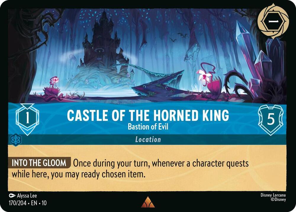 Castle of the Horned King - Bastion of Evil - Whispers in the Well - Disney Lorcana - TCGplayer.com