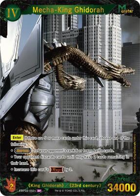 Mecha-King Ghidorah (EBP02-050+) - Booster Set 2: G: Monsters Raid ...