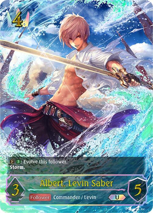 Albert, Levin Saber (U) - SP01: Seaside Memories - Shadowverse: Evolve ...