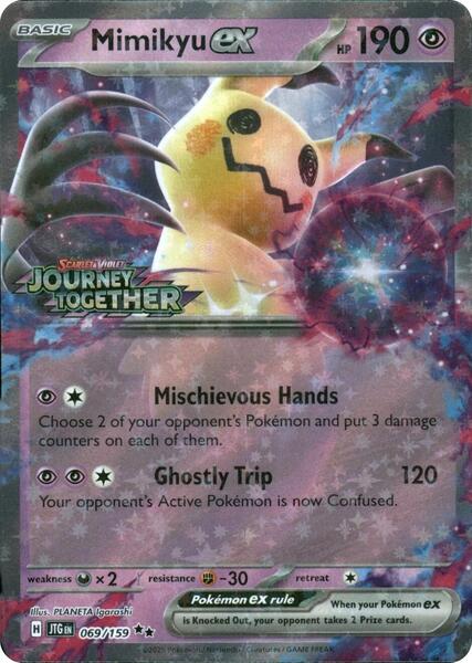 Mimikyu ex (Journey Together Stamped) - Miscellaneous Cards & Products ...