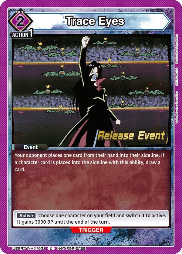 Trace Eyes - UE13BT: Yu Yu Hakusho: Ghost Files Release Event Cards ...