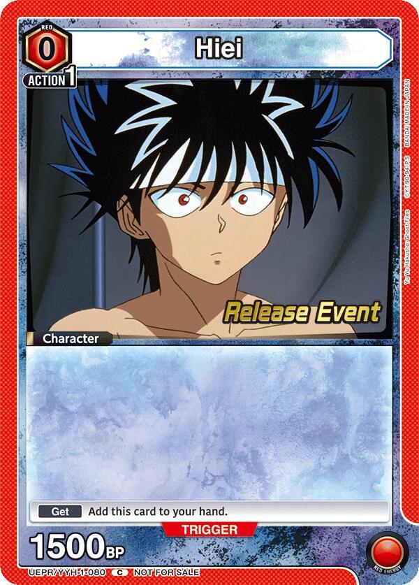 Hiei (080) - UE13BT: Yu Yu Hakusho: Ghost Files Release Event Cards ...
