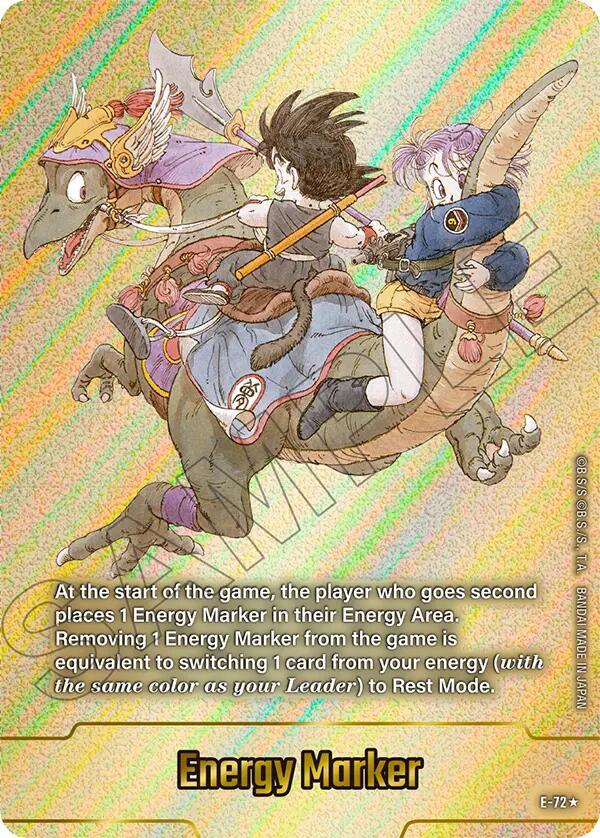 Energy Marker (E-72) (Gold) - Fusion World Energy Markers - Dragon Ball ...