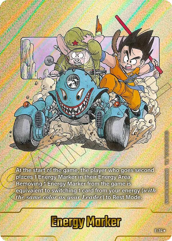 Energy Marker (E-74) (Gold) - Fusion World Energy Markers - Dragon Ball ...