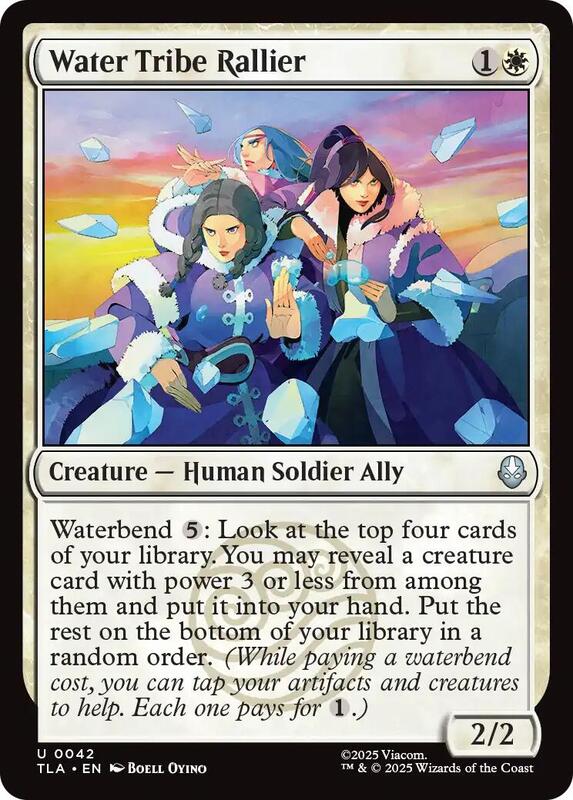 Water Tribe Rallier - Avatar: The Last Airbender - Magic: The Gathering ...