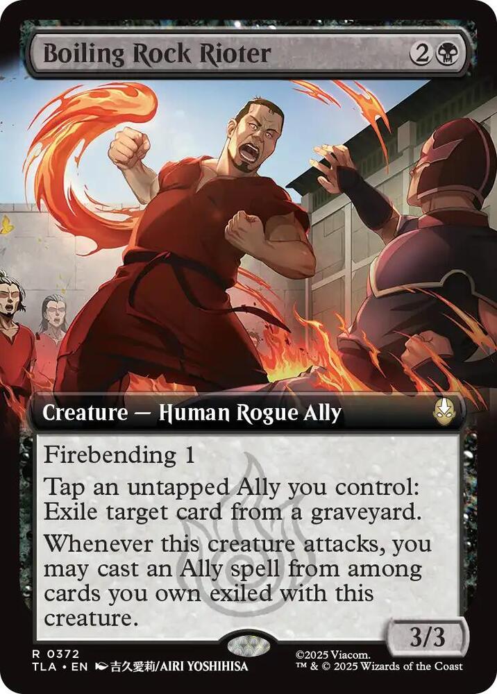 Boiling Rock Rioter (Extended Art) - Avatar: The Last Airbender - Magic ...