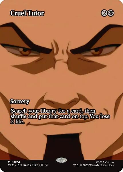 Cruel Tutor (Borderless) - Avatar: The Last Airbender: Eternal-Legal ...