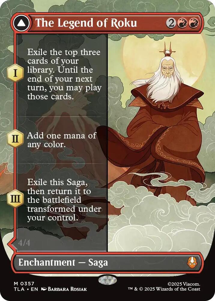 The Legend of Roku (Borderless) - Avatar: The Last Airbender - Magic ...