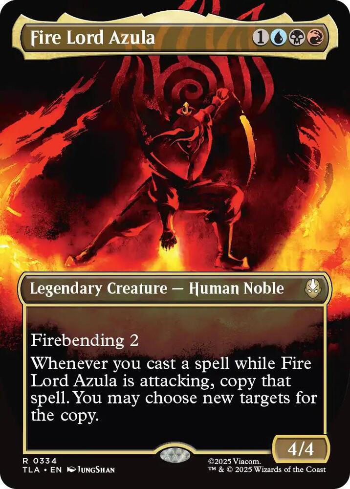 Fire Lord Azula 0334 Borderless Avatar The Last Airbender