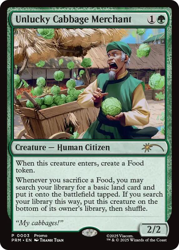 Unlucky Cabbage Merchant - Unique and Miscellaneous Promos - Magic: The ...