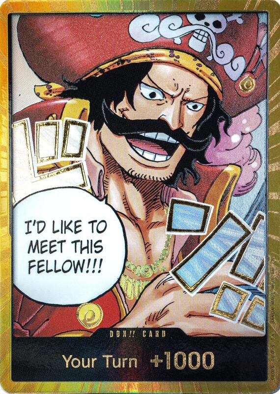 DON!! Card (Gol.D.Roger) (Gold) - Carrying On His Will - One Piece Card ...