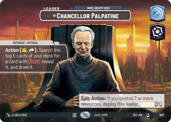 Chancellor Palpatine - How Liberty Dies (Showcase) - Secrets of Power ...