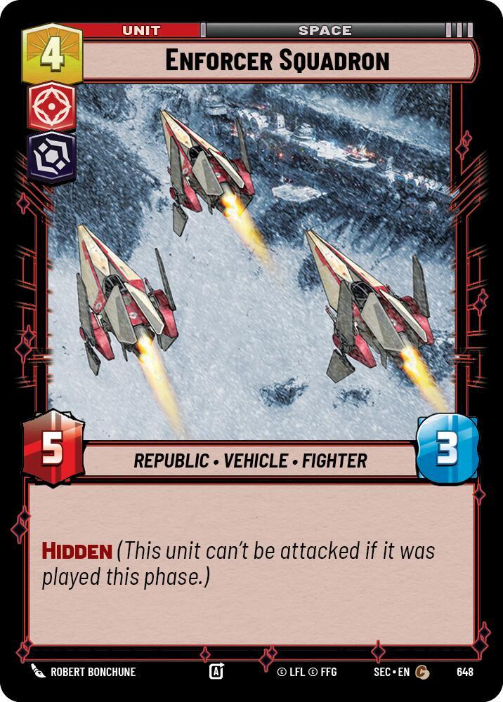 Enforcer Squadron (Foil) - Secrets of Power - Star Wars: Unlimited ...