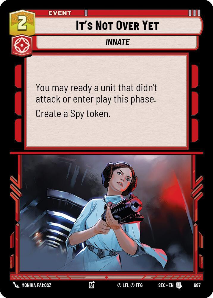 It's Not Over Yet (Foil) - Secrets of Power - Star Wars: Unlimited ...