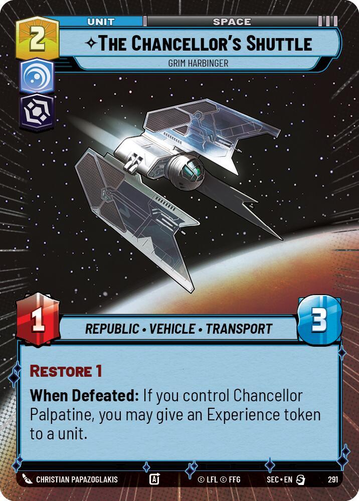 The Chancellor's Shuttle - Grim Harbinger (Hyperspace) - Secrets of ...