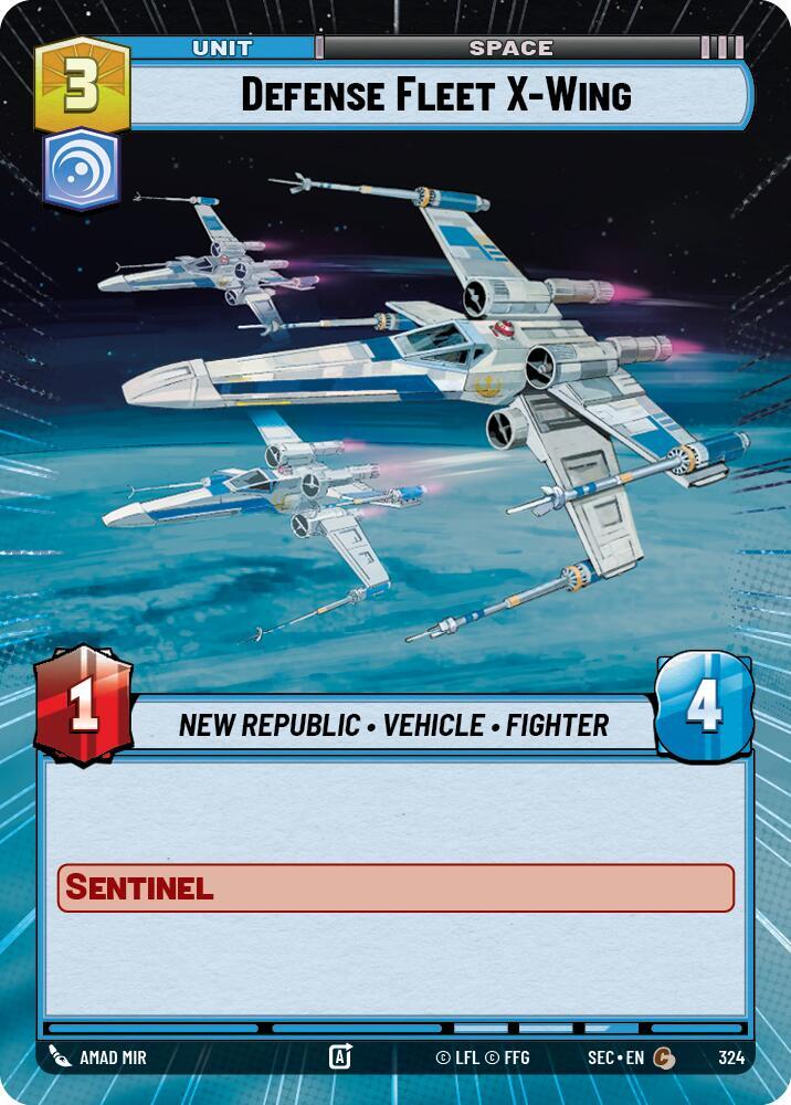 Defense Fleet X-Wing (Hyperspace) - Secrets of Power - Star Wars ...