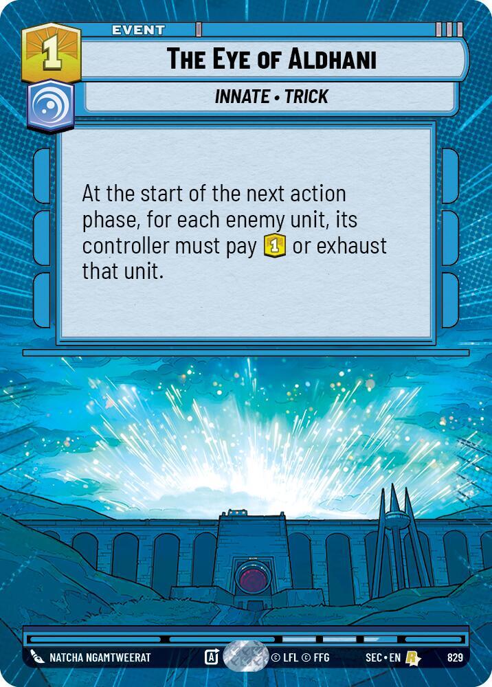 The Eye of Aldhani (Hyperspace Foil) - Secrets of Power - Star Wars ...