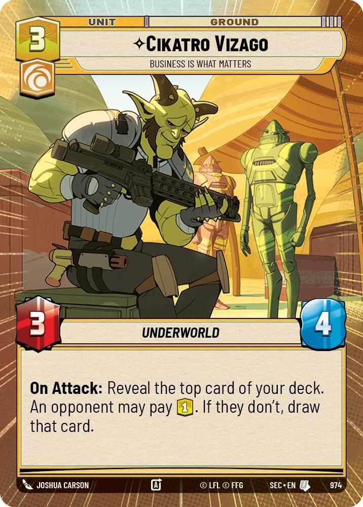 Cikatro Vizago - Business is What Matters (Hyperspace Foil) - Secrets ...