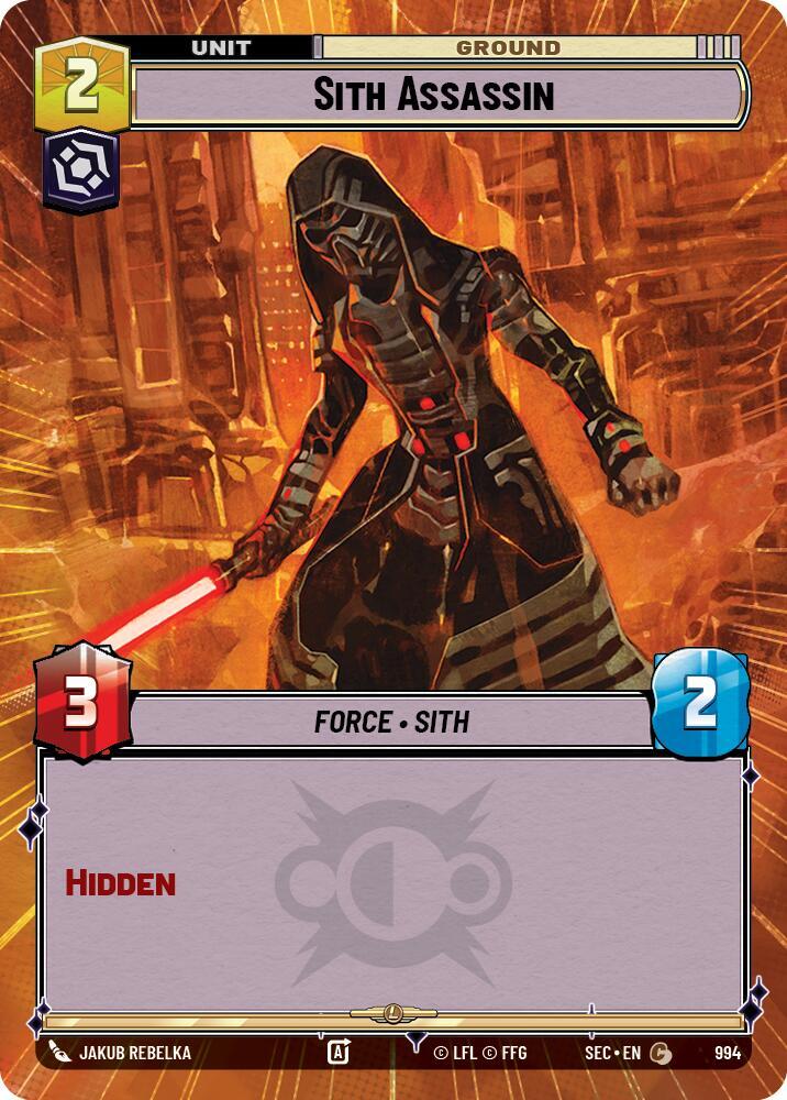 Sith Assassin (Hyperspace Foil) - Secrets of Power - Star Wars ...