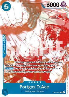 Portgas.D.Ace - OP07-053 (3rd Anniversary Treasure Campaign Pack) - One ...