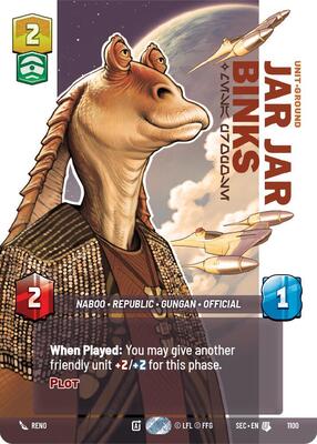 Jar Jar Binks - Mesa Propose (Prestige Foil) - Secrets of Power - Star ...