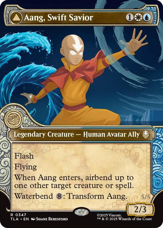 Aang, Awoken Avatar - Marit Lage // Treasure Double-Sided Token ...