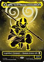 Aang, Swift Savior (Borderless) (Neon Ink Foil) - Avatar: The Last ...