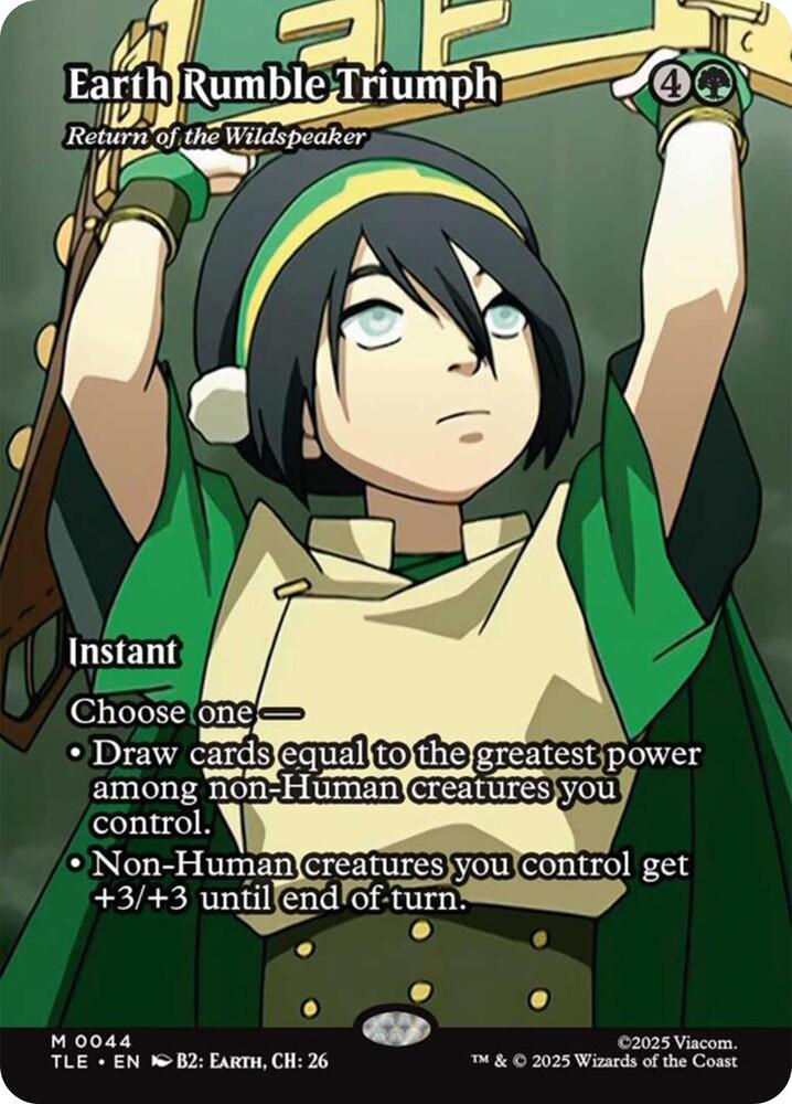 Earth Rumble Triumph - Return of the Wildspeaker (Borderless) - Avatar ...