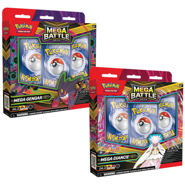 Mega Battle Deck: Mega Gengar ex/Mega Diancie ex [Set of 2 ...
