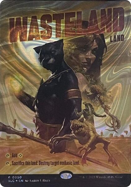 Wasteland (Halo Foil) - Secret Lair Countdown Kit - Magic: The ...